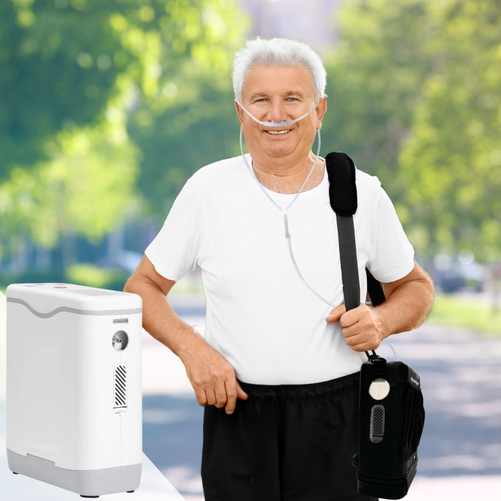 5L Portable Oxygen Concentrator for 24*7 Use | 5L Adjustable Continuous ...