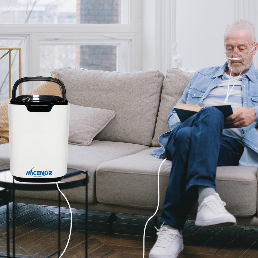 1-9L Adjustable 93% Oxygen Concentrator For Home Use | 2 in 1 Oxygen ...