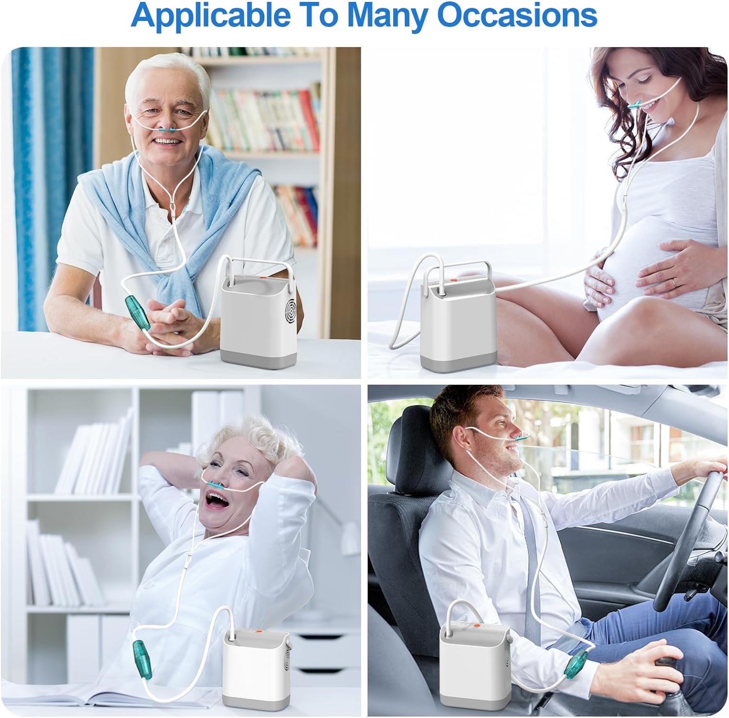 4 Hours Battery Portable Oxygen Supply 1.5L For Airline | 1.43lbs Mini ...