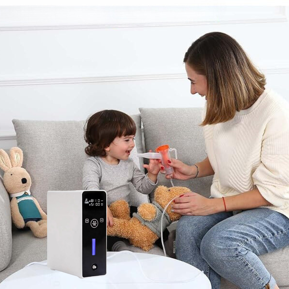 1-5L Adjustable Portable Oxygen Concentrator with 3 Hours Battery ...