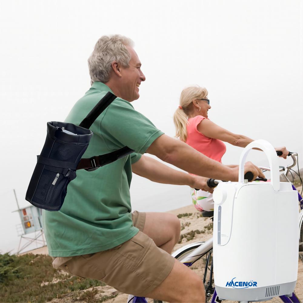 Portable 1-7L Oxygen Concentrator | Continuous Flow | 2 Hours Battery ...