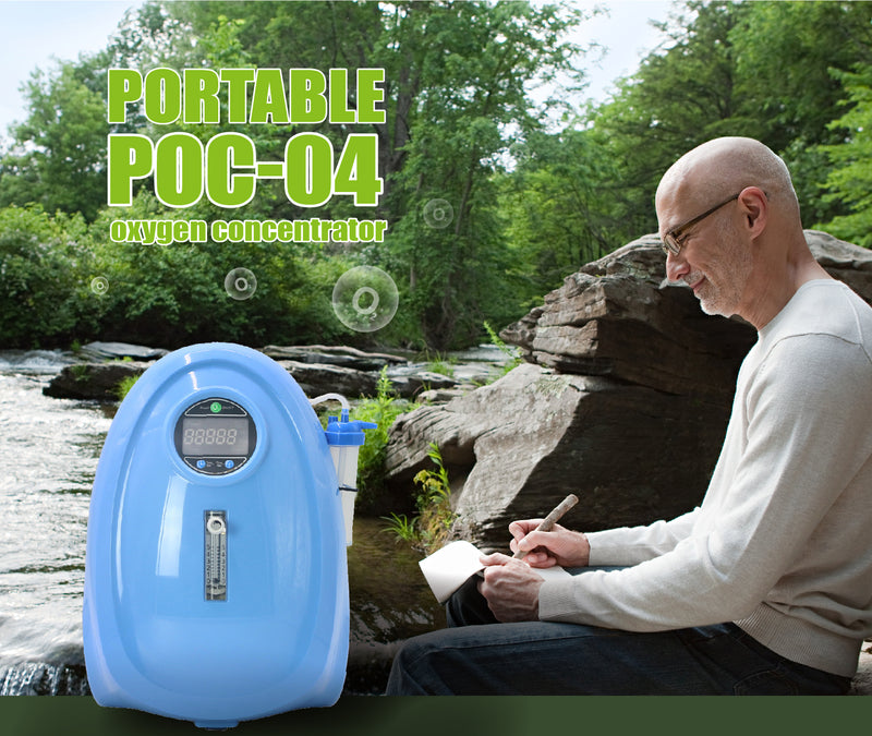 Home Use 1-5L Adjustable Oxygen Concentrator | 93% Oxygen Purity ...