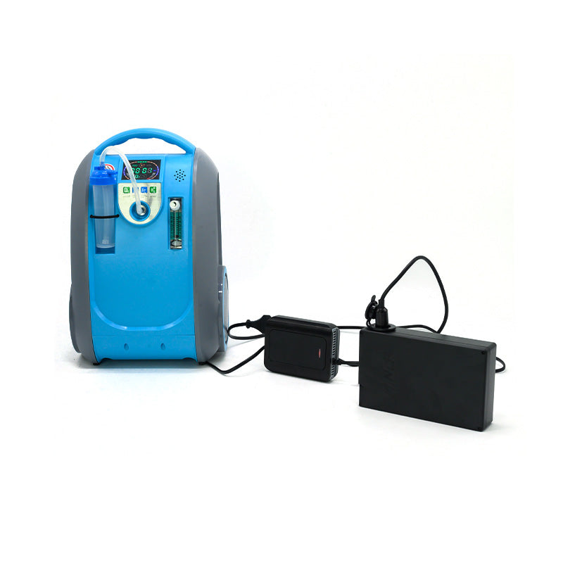 1-5L Adjustable Continuous Flow Battery Oxygen Concentrator | Low Noise ...