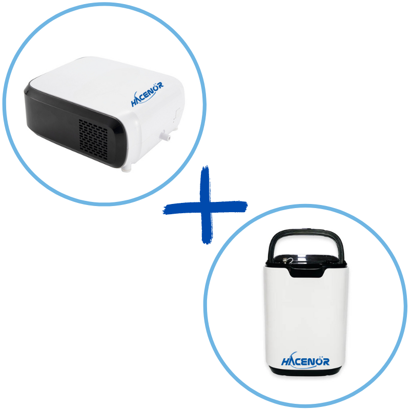 Portable 3L Continuous Flow Oxygen Concentrator | 2 Hours Battery ...